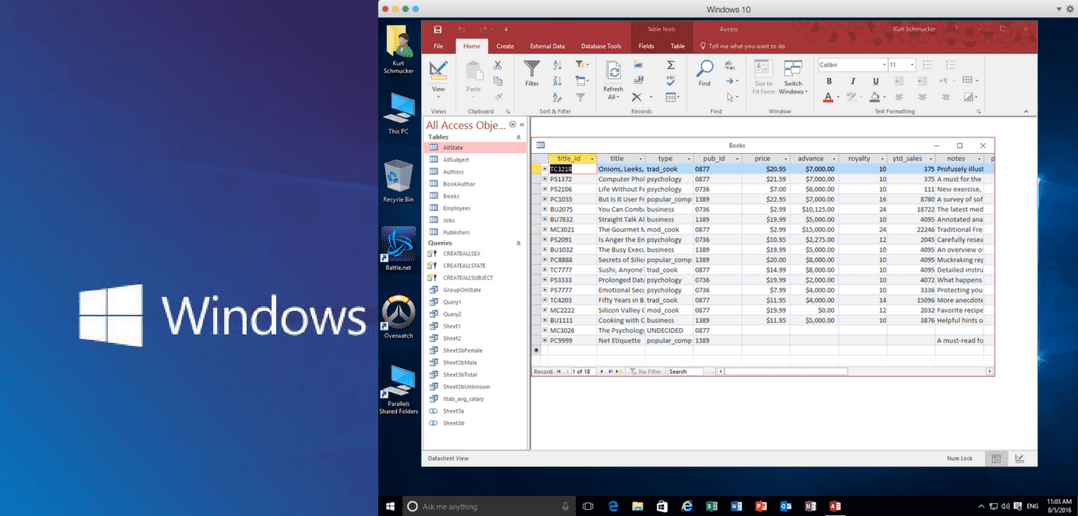 How To Run Microsoft Access On A Mac Parallels Blog