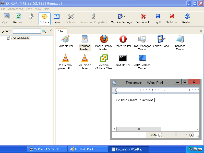 Client Manager New features in 2X RAS v12