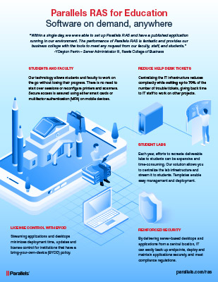 Provide a seamless virtual learning experience with Parallels RAS