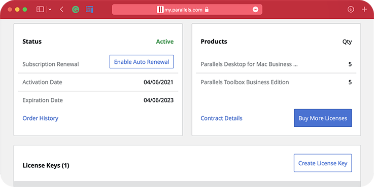 Parallels Desktop for Mac Business Edition
